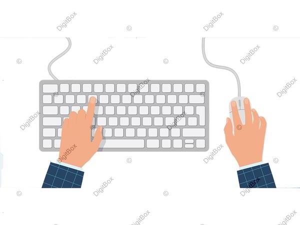 وکتور کار با کامپیوتر دیجیت باکس Digitbox