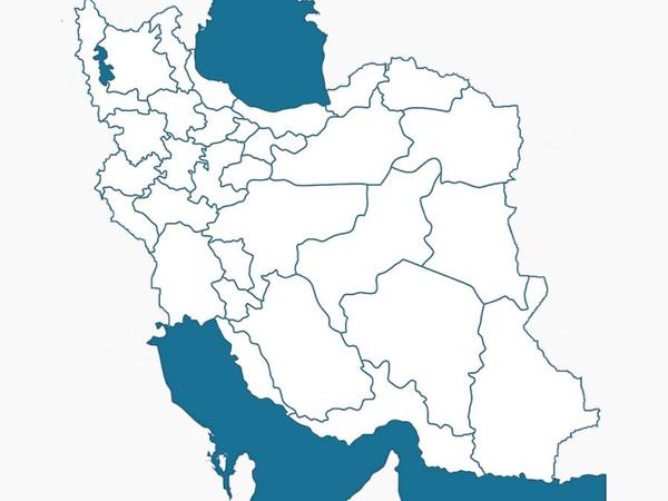 نقشه وکتور استانهای ایران با کیفیت بالا - DigitBox