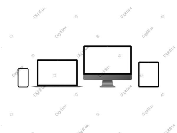وکتور وسایل دیجیتال دیجیت باکس Digitbox