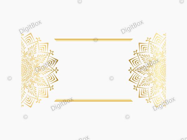 دانلود کادر متن طلایی دیجیت باکس Digitbox