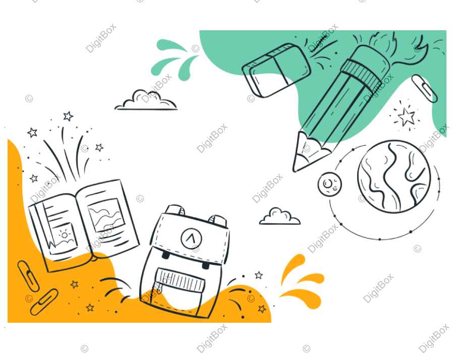 پس زمینه ساده برای مدرسه دیجیت باکس Digitbox