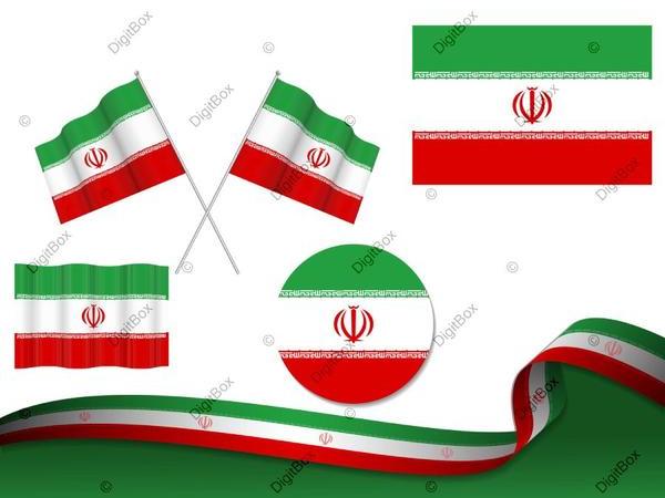 عکس مشت با طرح پرچم ایران دیجیت باکس Digitbox