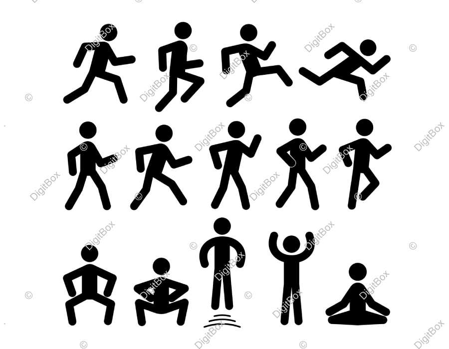 وکتور آیکون آدمک - DigitBox